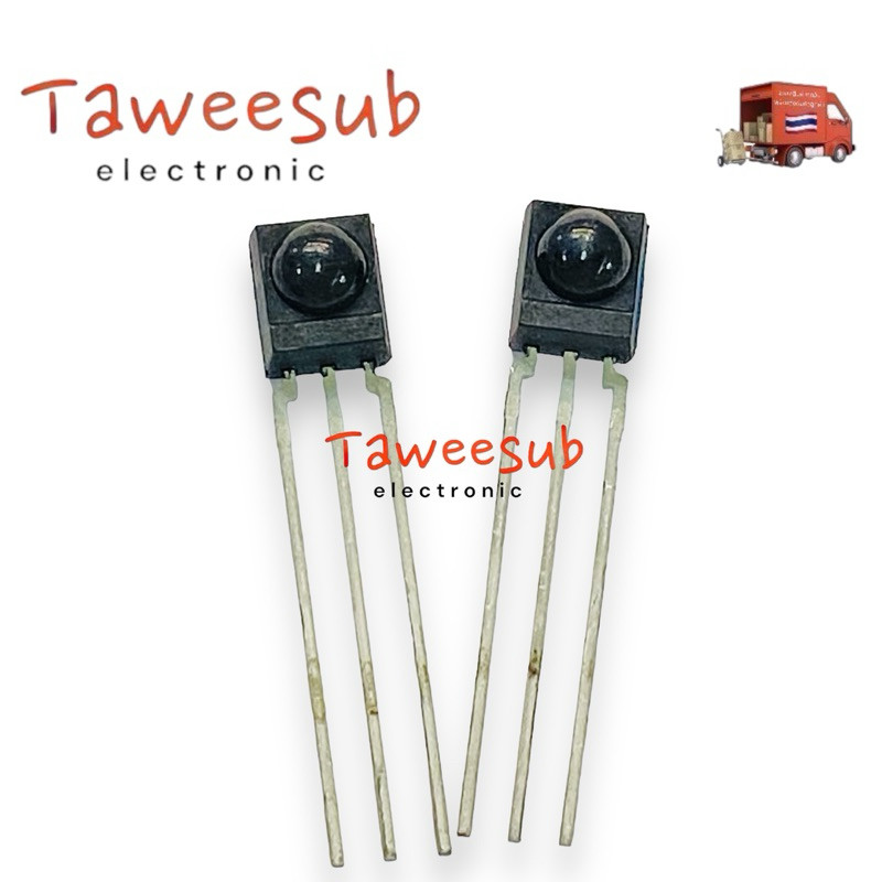 TSOP4838 IR 3ขา(แพ็ค3ตัว) อินฟราเรดตัวรับสัญญาณ อินฟราเรดโมดูลชิป IC 38kHz 2.5V-5.5V 45M สำหรับ ...