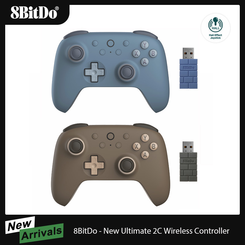 8bitdo Ultimate 2C คอนโทรลเลอร์เล่นเกมไร้สายสีใหม่Gamepadจอยสติ๊ก ...