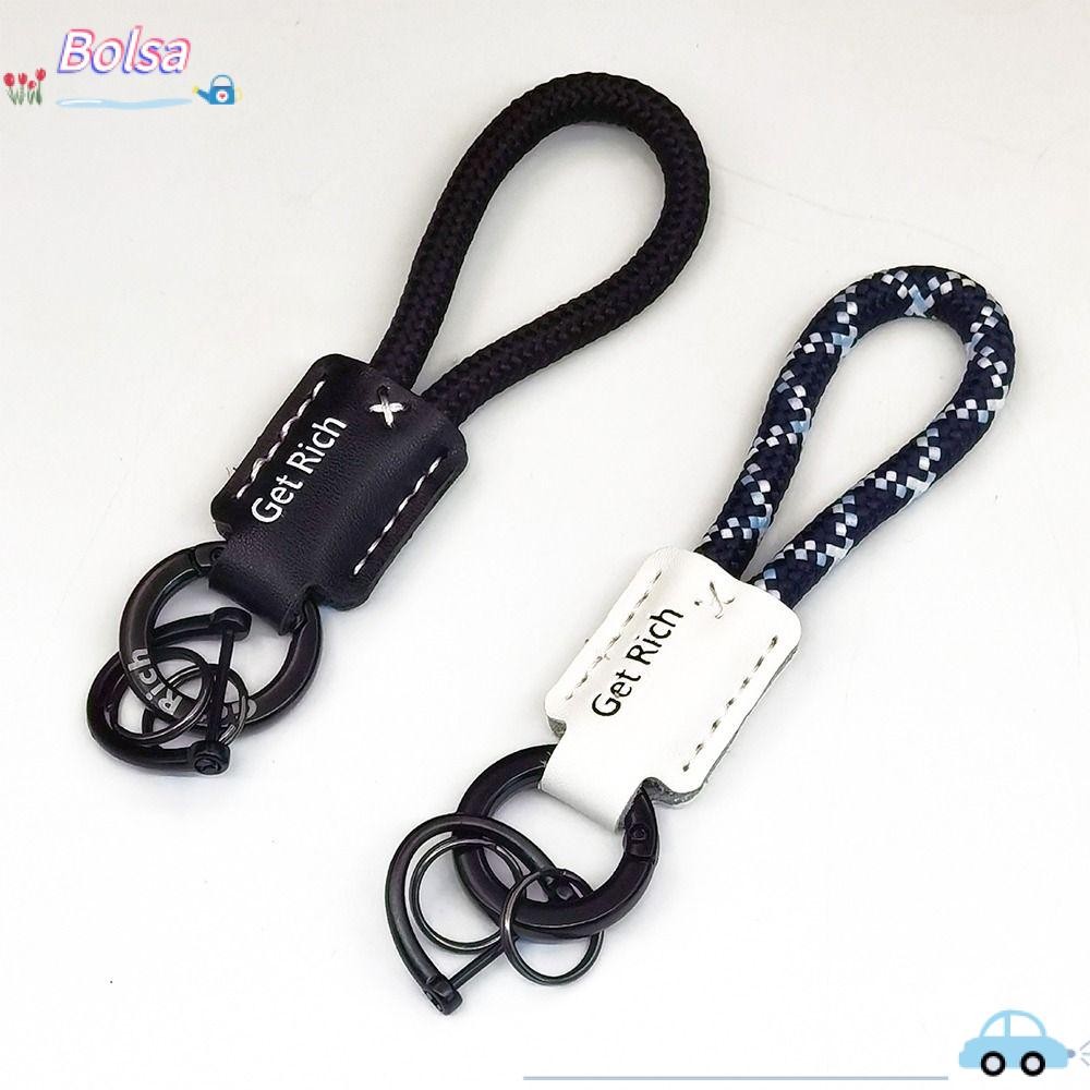 Bolsa แหวนกุญแจรถ,พร้อมไขควงสายหนัง,ทนทาน Anti-lost Black Buckle ...