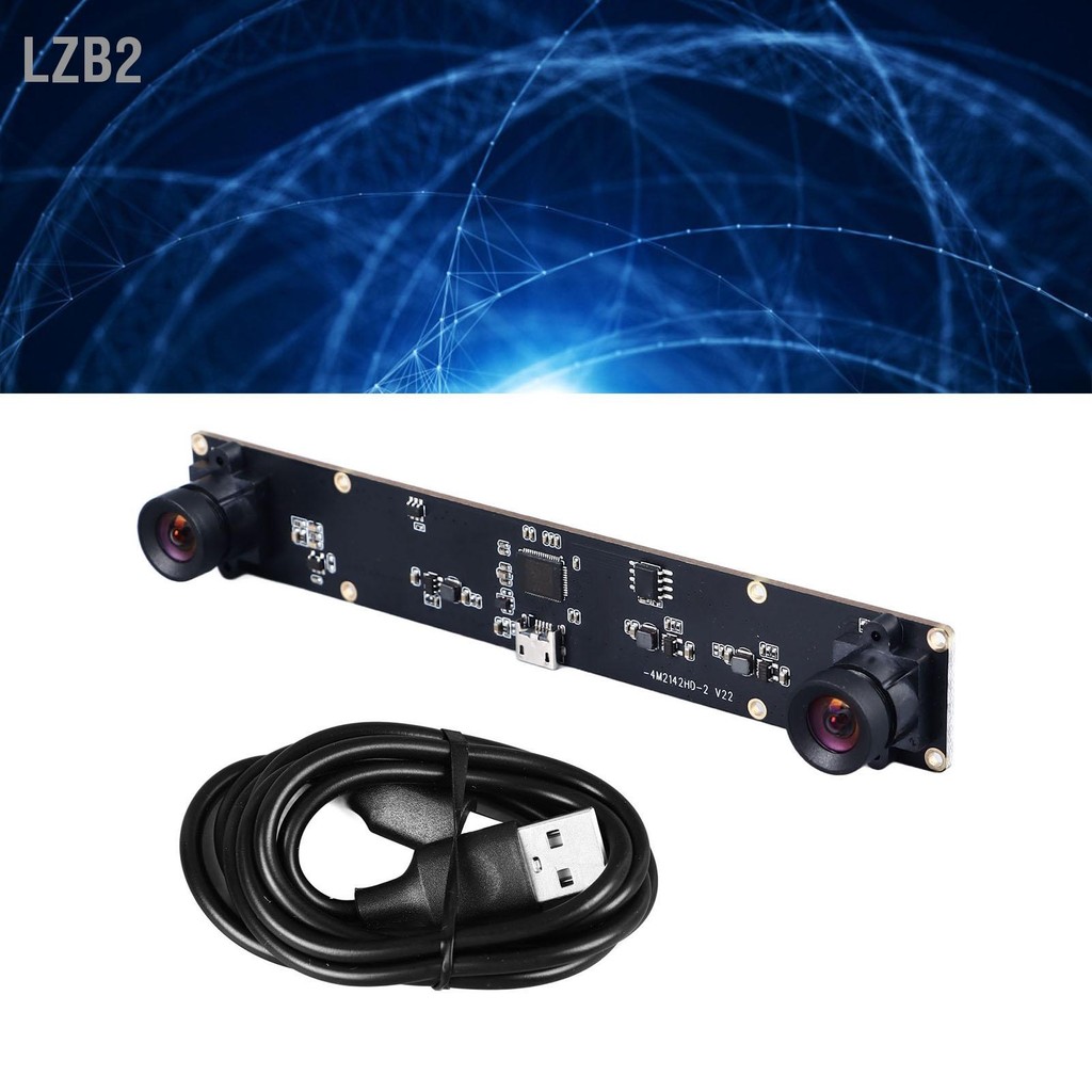 LZB2 USB Camera Module 4MP 1080P Dual Lens Synchronization Webcam Board ...