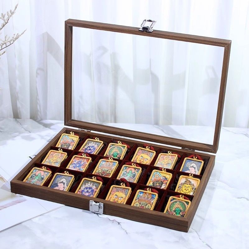 New Product#[1773People Collection]Thangka Storage Box Zakiram Buddha ...
