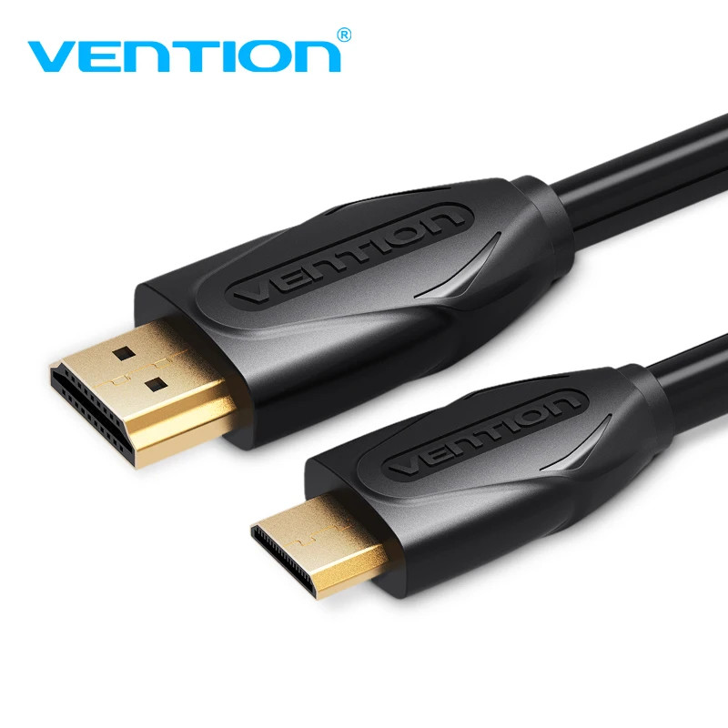 Vention Mini HDMI to HDMI Cable ชุบทอง 1080P Mini HDMI Cable 1m 1.5 2m ...
