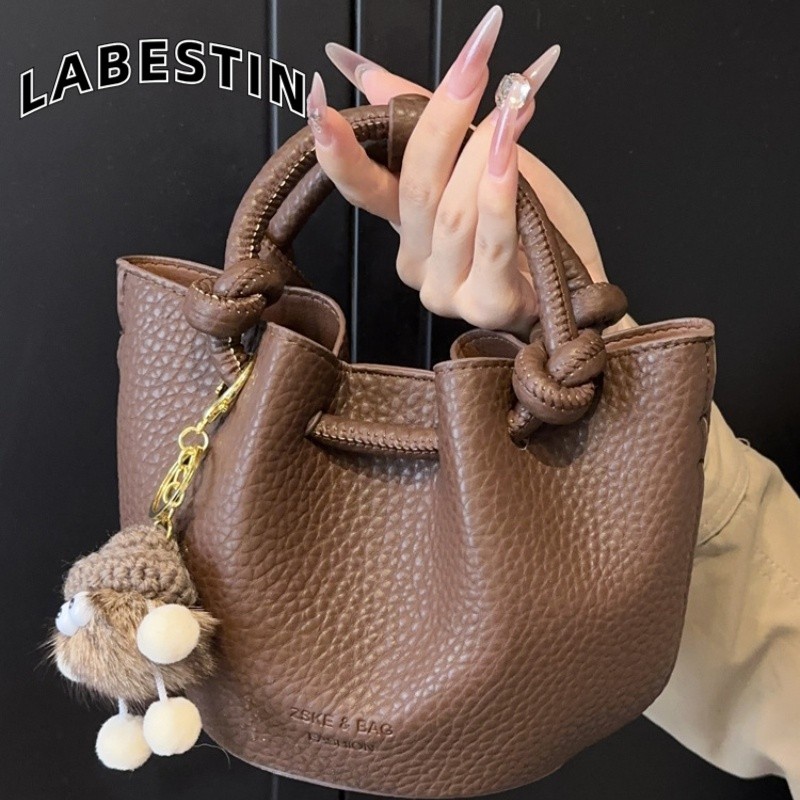 LABESTIN กระเป๋าสตรี Maillard กระเป๋าสะพายไหล่ย้อนยุค | Shopee Thailand