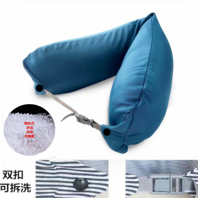Muji u-Shaped Pillow Car Portable Pillow Good Product ปลอกหมอน หมอนรอง ...