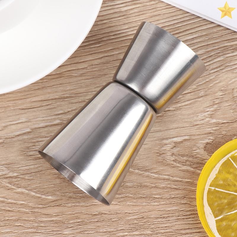 [FL] 1pc ค็อกเทลวัด Jigger Double Jigger วัดช็อตเครื่องดื่มวัดถ้วย TH ...