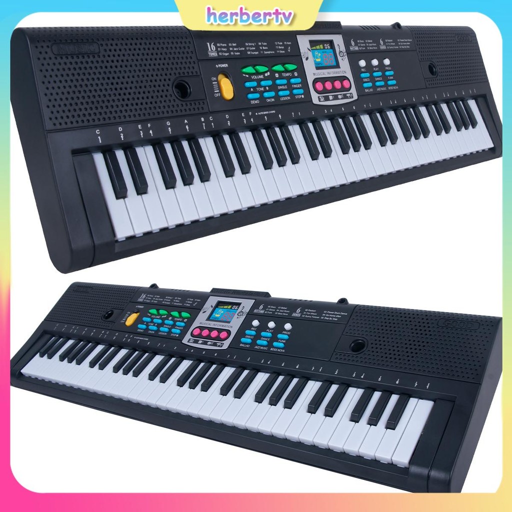 61 คีย์ Quick Start คีย์บอร์ดไฟฟ้าการบันทึก Playback คีย์บอร์ดเปียโน Starter Kit สําหรับเด็ก ...