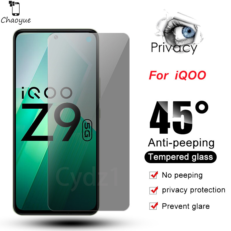 ฟิล์มกันแอบมอง ฟิล์มกันเสือก ฟิล์มกระจก VIVO iQOO Z9 Turbo Lite Z9x Z8 Z8x Z7 Z7x Z7s Z6 Pro Z6x ...