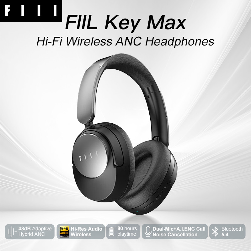 Fill Key Max Hl-FI หูฟังไร้สาย ANC การเชื่อมต่อหลายจุดเสียงความละเอียด ...