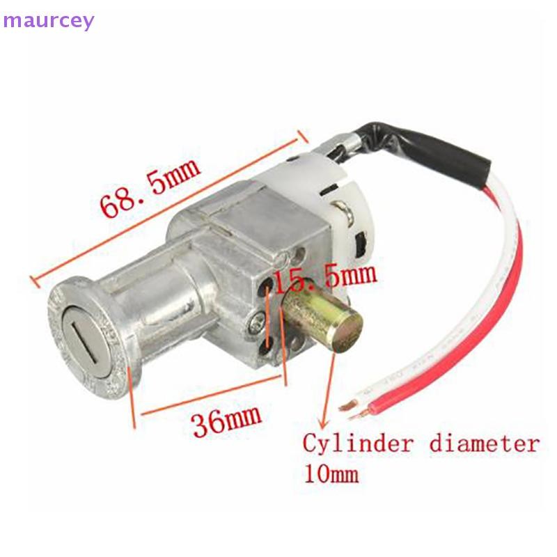 Maurcey Universal Chager Mini Lock 2 ปุ่มสําหรับรถจักรยานยนต์จักรยานไฟฟ้า TH | Shopee Thailand