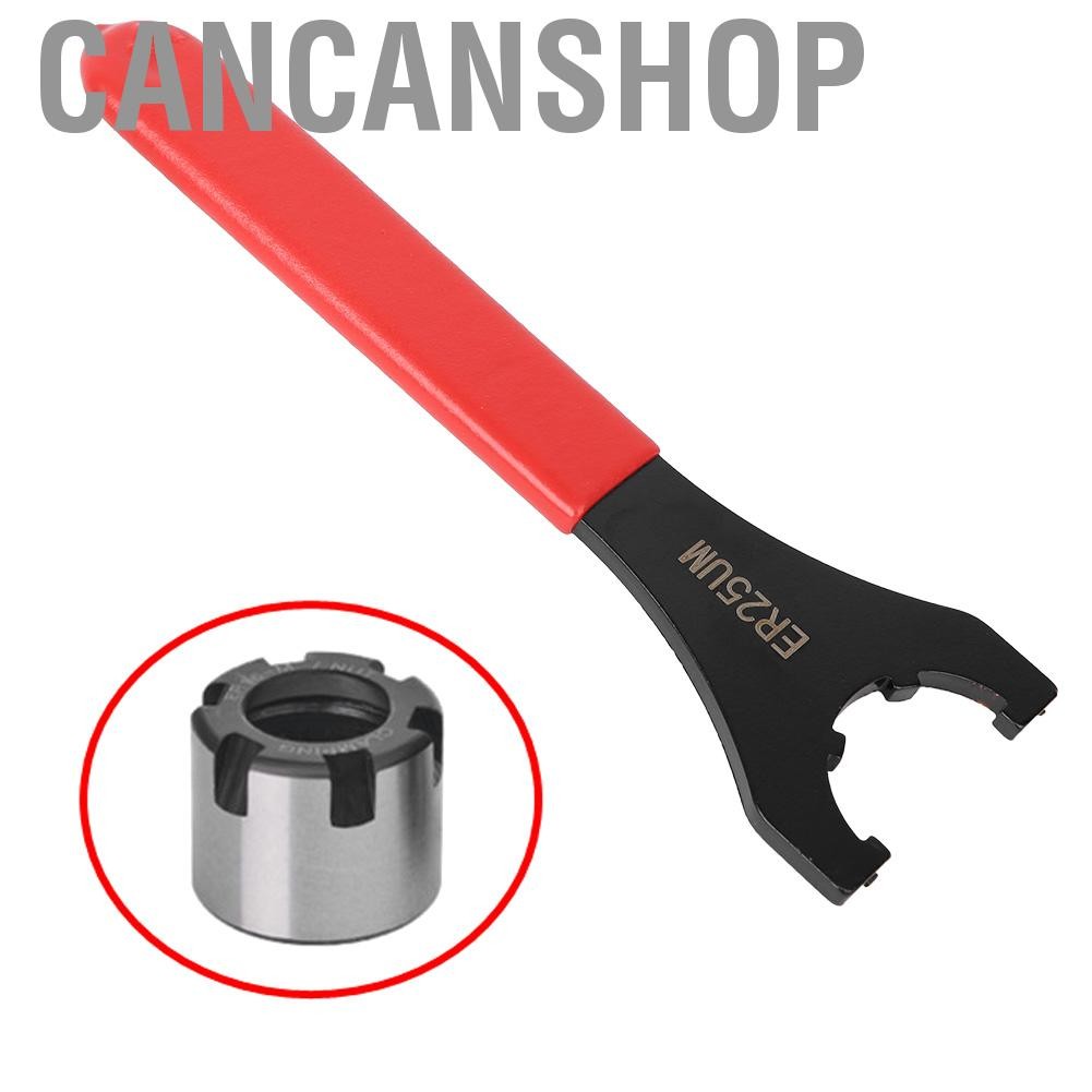Cancanshop ประแจเหล็กคาร์บอนสูง Collet Chuck Arbor NUT หมุนสำหรับหนีบ ...