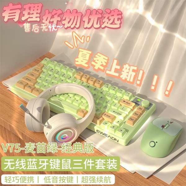 keyboard mechanical คีย์บอร์ด แป้นพิมพ์ rain75 มีเกม e-sports เงียบ ...