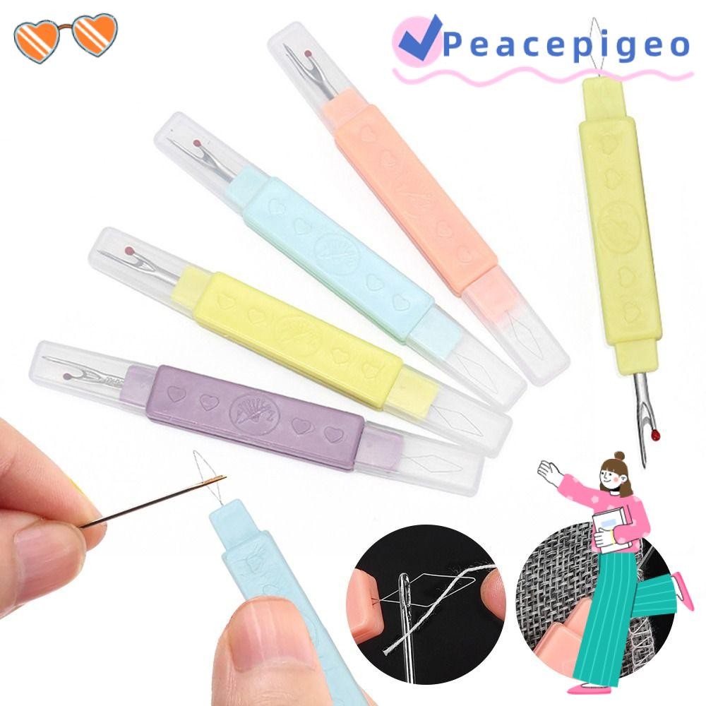 PEACEPIGEO ด้ายลบ, 2in1 พลาสติกเย็บตะเข็บ Ripper, เย็บปักถักร้อยเย็บปักถักร้อย Cross Stitch DIY ...
