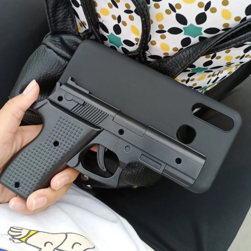 เคสโทรศัพท์รูปปืนสร้างสรรค์ เหมาะสำหรับ 14 Ultra K70 Redmi K30 Pro Mix2 Xiaomi 14 เคสอ่อน CC9SE ...