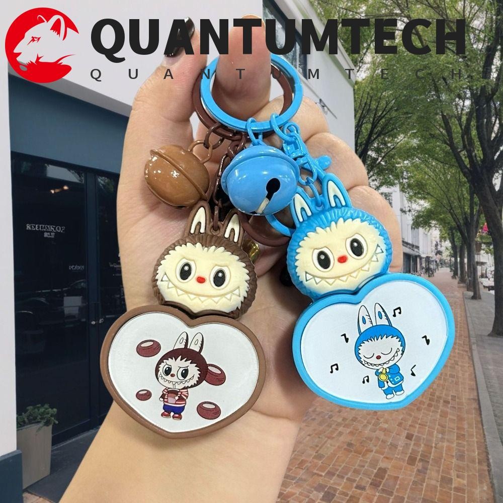 QUANTUMTECH Luminous Labubu จี้,ปุ่มแบตเตอรี่เพลง Notation Labubu Night ...