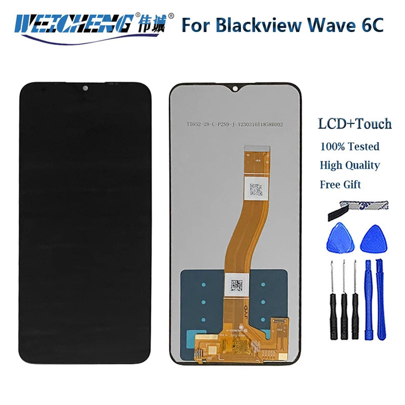 Original สำหรับ blackview WAVE 6C จอแสดงผล LCD Touch Screen Digitizer ...