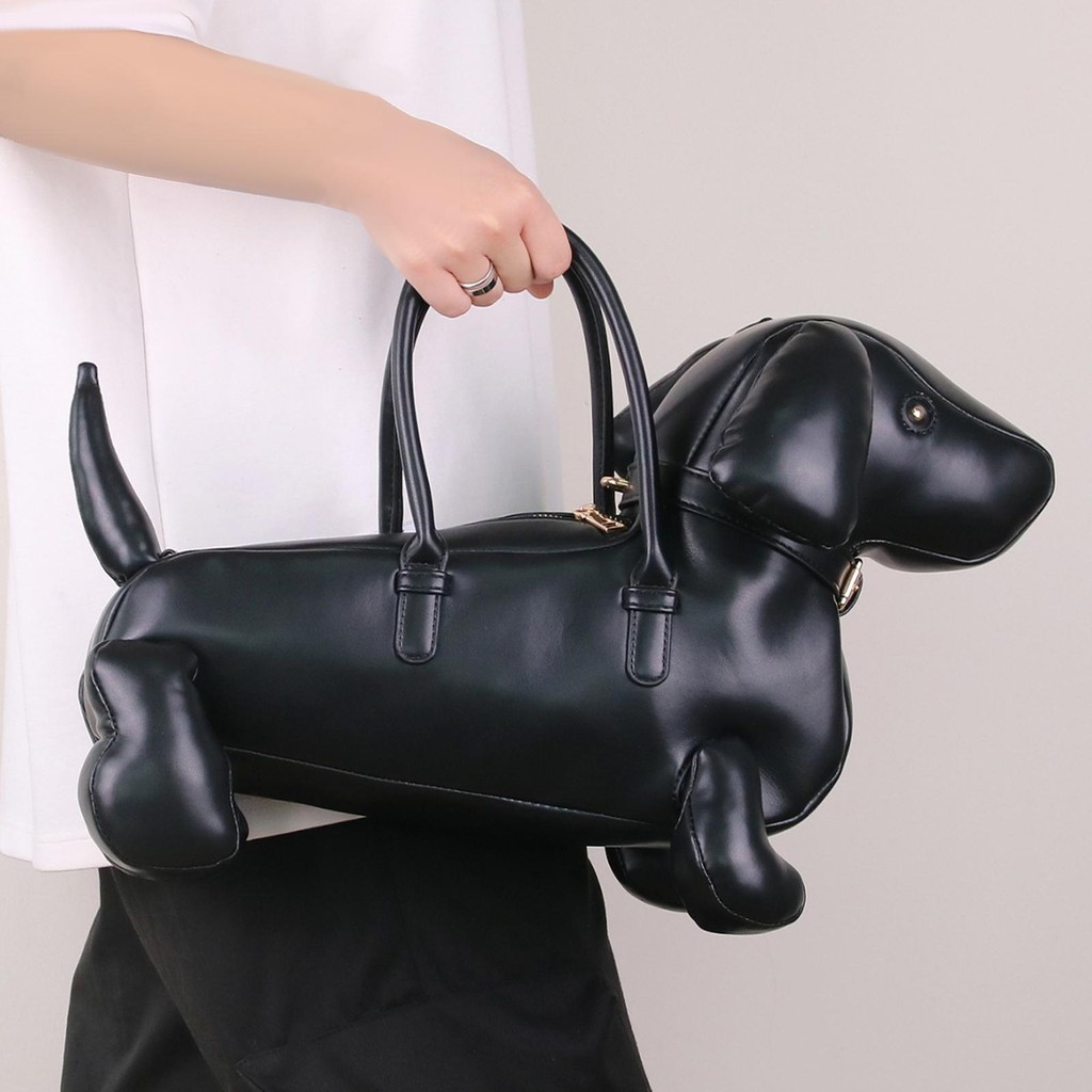 [Tachiuwa21] กระเป๋าสะพายแปลกใหม่ Dachshund Dog Shaped Fashion Large ...
