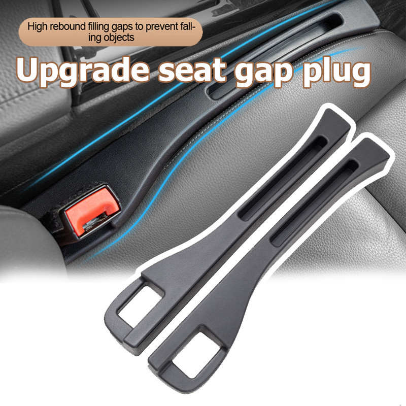 2pcs Car Seat Gap Filler Side Seam Plug Strip with Groove Leak-proof ...