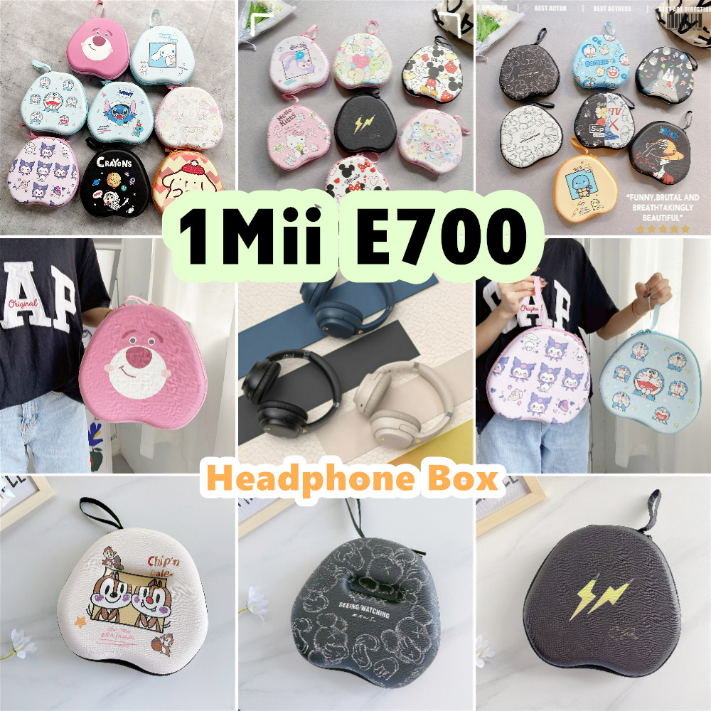 In Stockfor 1Mii E700 เคสหูฟังน่ารักการ์ตูนชุดหูฟังแผ่นรองหูฟังกระเป๋า ...