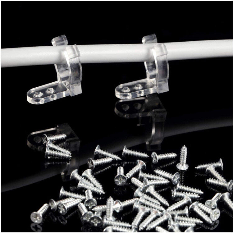 30 ชิ้น LED Strip Connector Fasteners คลิปผู้ถือสกรูสําหรับ 110 V 220 V ...