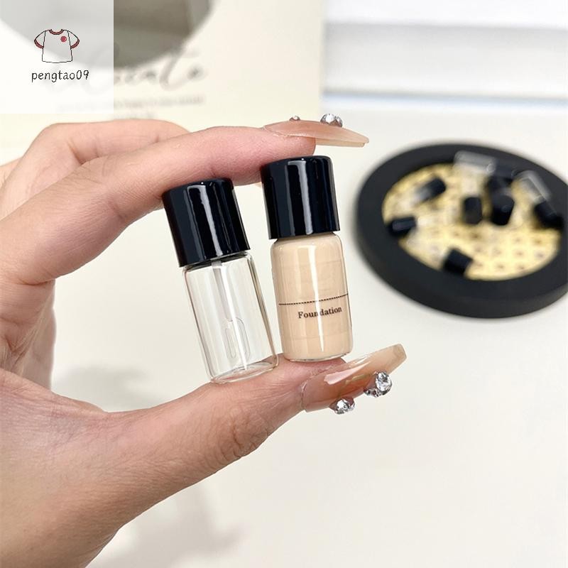 Pengatao09 1/2/5 ชิ้นขวดรีฟิล Liquid Foundation 4ml Subpackage Travel ...