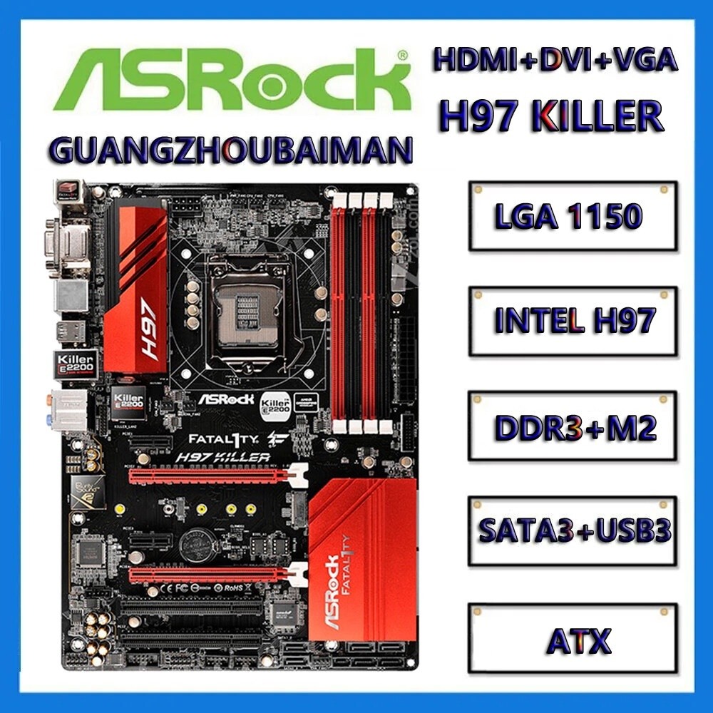 ใช้ Asrock z97 extreme4 z97 KILLER h97 KILLER Intel z97 h97 atx lga ...