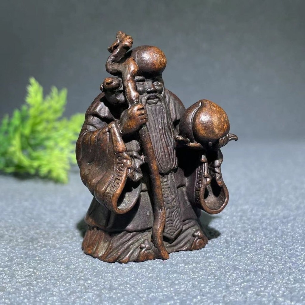 โบราณ Fu Lu Shou Shou Xing Fu Xing Lu Xing ลูกตุ้มพระพุทธรูปรูปปั้น ...