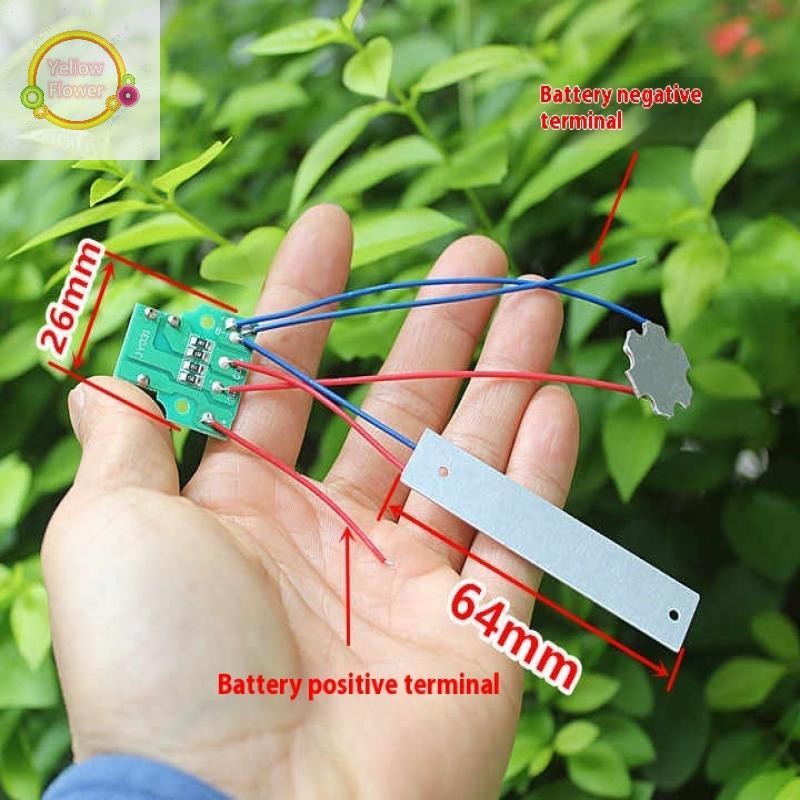 YellowFlower 5 ชิ้นไฟ LED คู่พร้อมสวิตช์ควบคุม DC 3.7-5 โวลต์ไฟฉายไฟกลางคืนโคมไฟตั้งโต๊ะอุปกรณ์ ...