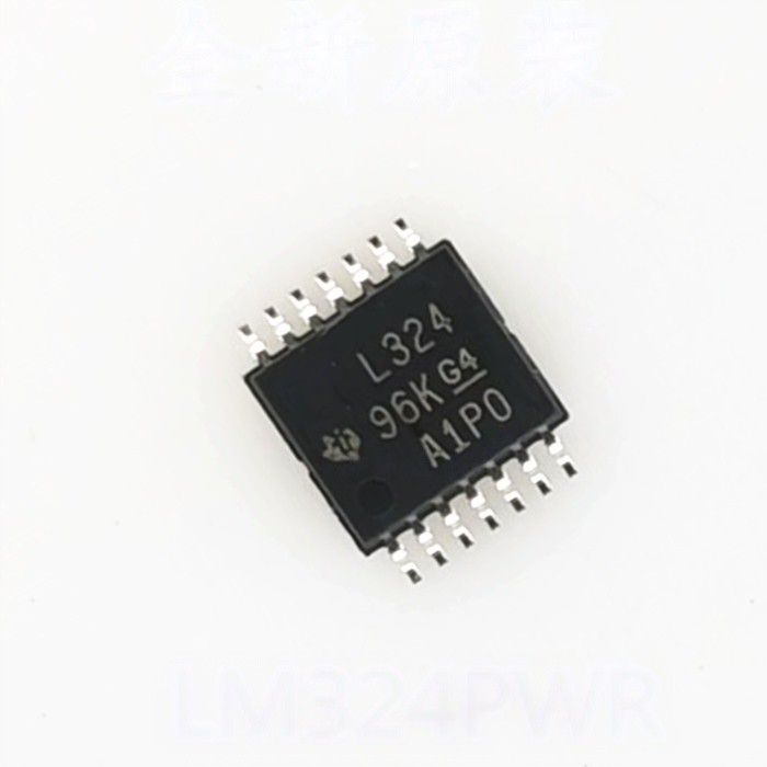 ((1 ชิ้น) ชิ้นส่วนอิเล็กทรอนิกส์ LM324PWR LM324PW L324 Patch TSSOP14 Operation Amplifier Chip ...