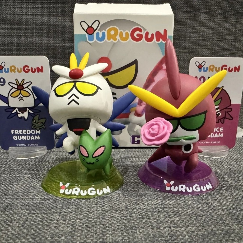 YuRuGun Gundam Mystery Box Bandai QMSV Unicorn Q น่ารักบทคัดย่อตุ๊กตาตก ...