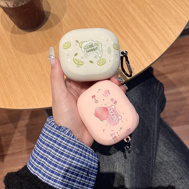 แฟชั่นการ์ตูนหูฟังป้องกันกรณีเข้ากันได้สําหรับ Soaiy GD31 กล่องชาร์จพร้อมตะขอ | Shopee Thailand