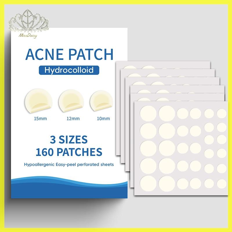Daisy 160 ชิ้น/เซ็ต Pimple Patch Acne สีสันที่มองไม่เห็น Skin Care 3 ...