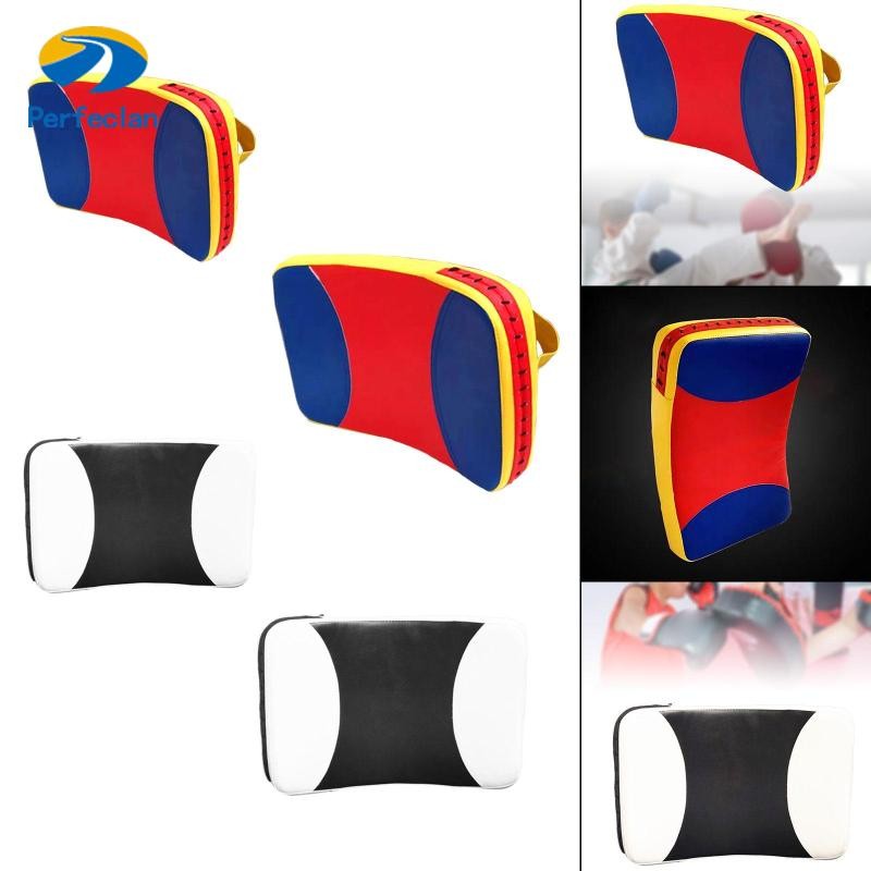 Perfeclan Kickboxing Pad Taekwondo Kick Pad เด็กผู้ใหญ่โค้ง PU หนัง ...