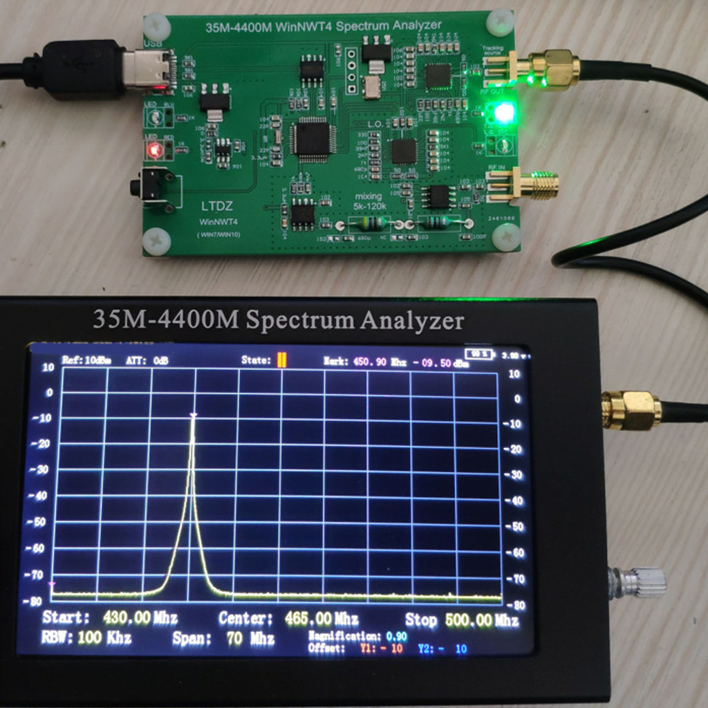 Ryo Tools Spectrum Analyzer Module 35MHz‑4400MHz Frequency Analysis ...