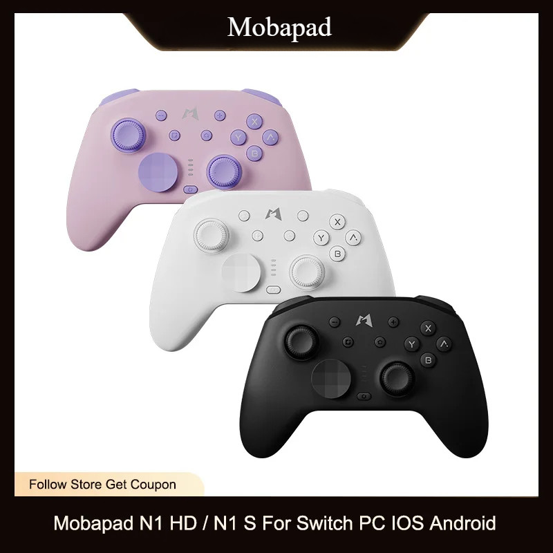 Mobapad N1s / N1 HD 2.4G คอนโทรลเลอร์เกมบลูทูธไร้สายพร้อม Hall Effect ...