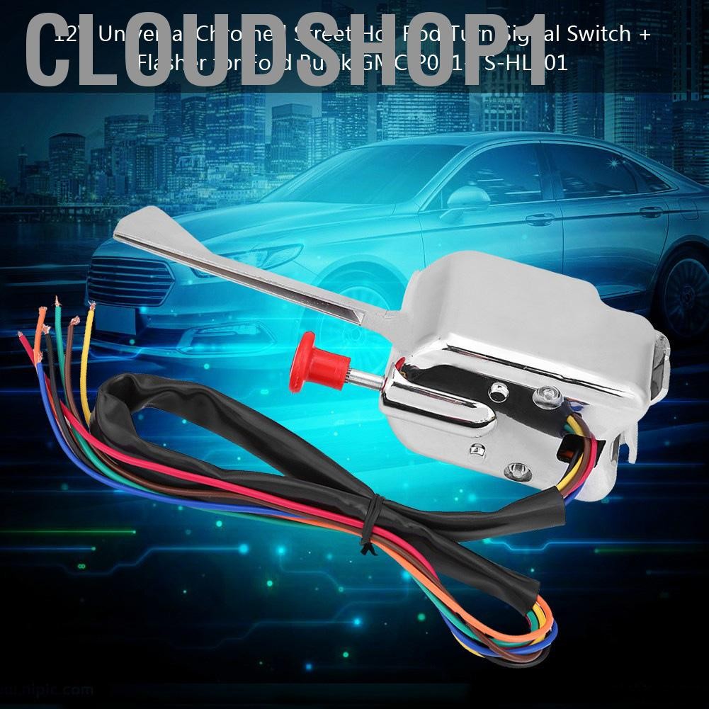 Cloudshop1 Street Hot Rod Turn Switch 12V Universal Flasher สำหรับ P021 ...