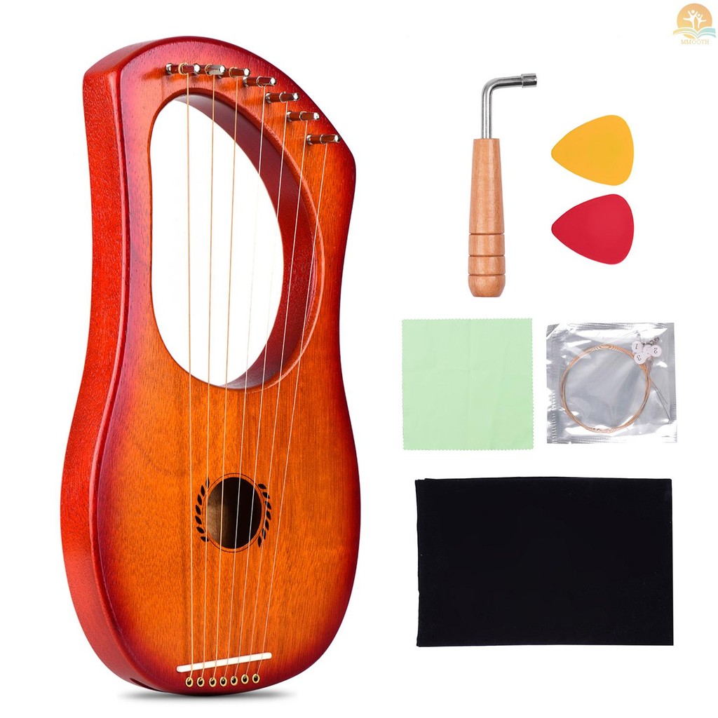 Fast Ship 7-String Lyre Harp สไตล์โบราณ Lyres Okoume ไม้ String ...