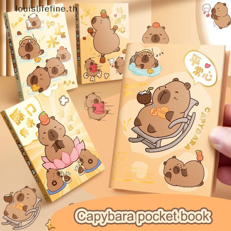 Louislifefine Capybara Pocket Books A7 Pocket Book แบบพกพา Mini ...