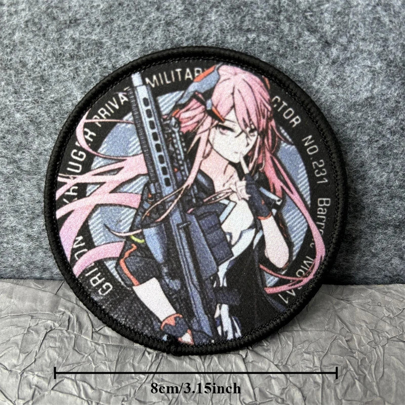 Anime Patch Print Armband Morale Badge Hook and Loop Tactical Military ...