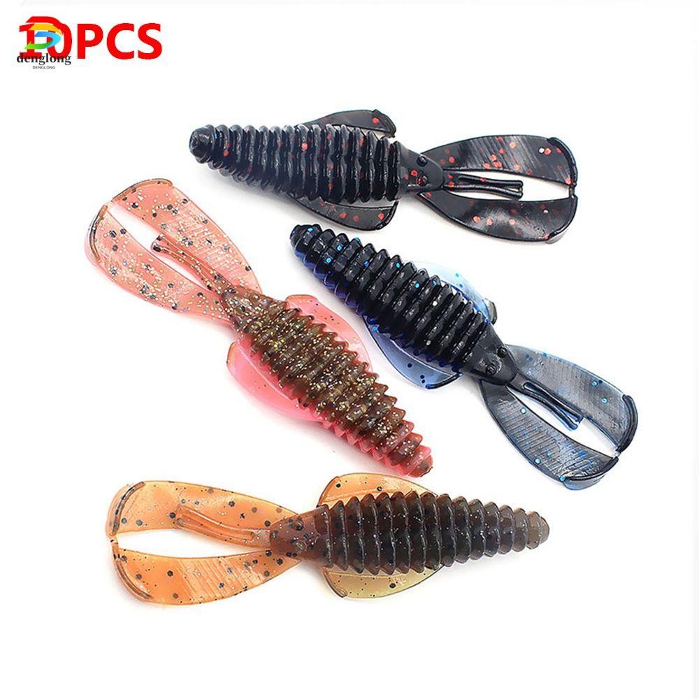 DENGLONG 10 ชิ้นเหยื่อน้ําทะเล 8 ซม. 4.5 กรัมหนอนกุ้งรอก | Shopee Thailand