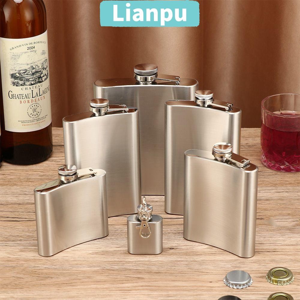 LIANPU ขวดเหล้าขวดน้ําดื่มรั่วเครื่องดื่มแอลกอฮอล์ไวน์สแตนเลส | Shopee ...