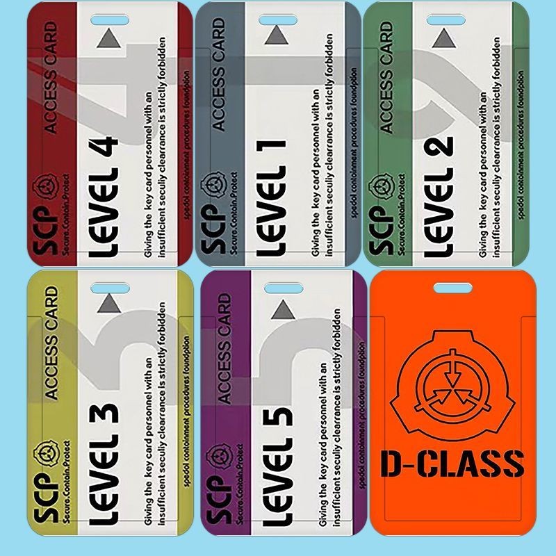 SCP Foundation Custom Stundet School ID Work ID Card Holder Metro Card ...
