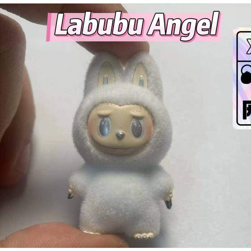 new product mini labubu Angel 5cm ตุ๊กตาตุ๊กตาน่ารักสีขาวตุ๊กตาตุ๊กตา ...