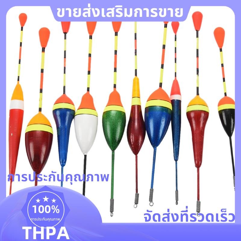 10 ชิ้นตกปลาลอยชุดทุ่น Fluctuate Mix Size สีทุ่นลอย sca Light Stick Floats .paudnefth | Shopee ...