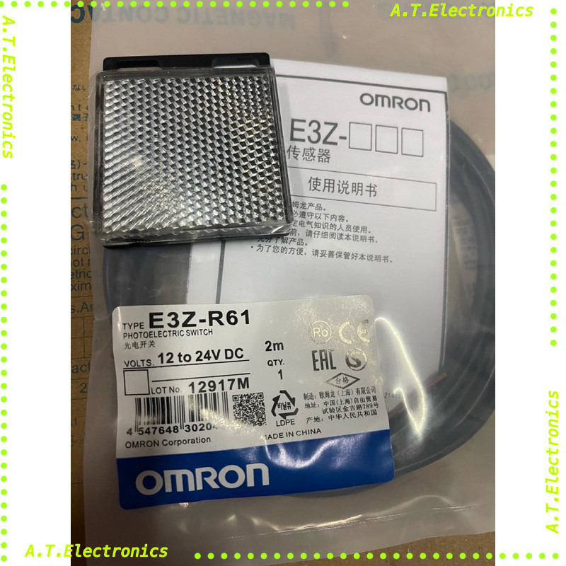 พร้อมส่ง! E3Z-R61 E3Z-R62 E3Z-R81 E3Z-R82 มีแผ่นสะท้อน ระยะตรวจจับได้4 ...