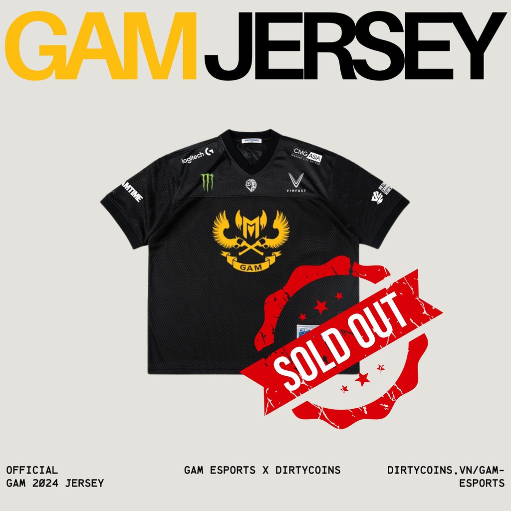[การขายพิเศษ] 2024 GAM Esports Official Uniform Jersey,Same KiayaLevi ...
