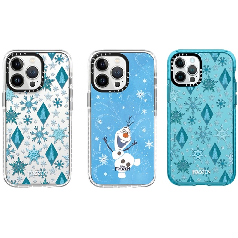 Caseti Frozen Soft Case สําหรับ iPhone 16 15 14 Plus 11 12 13 Pro Max ...