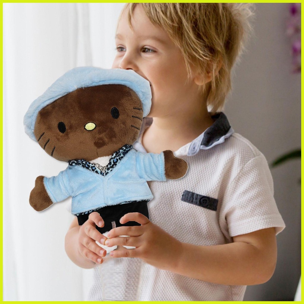 สําหรับ Travis Scott Plush Hello Kitty Cat Plush ของเล่นการ์ตูน Rapper ...