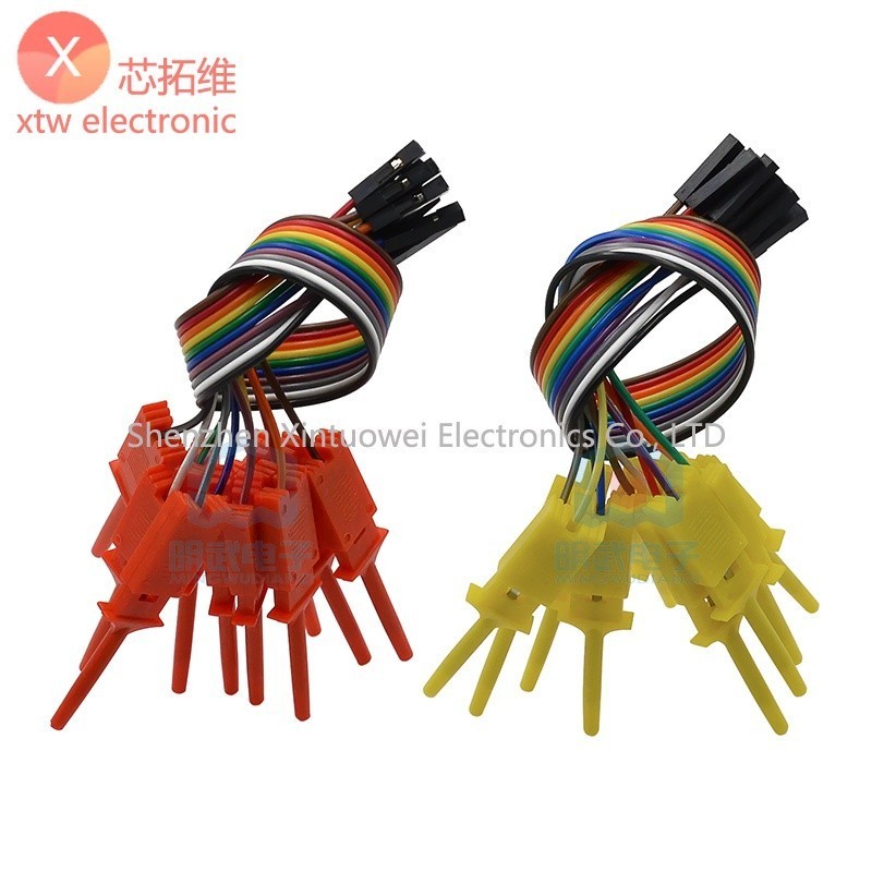 10 ชิ้น/เซ็ต DuPont Wire Test Hook Logic Analyzer Test Hook | Shopee ...