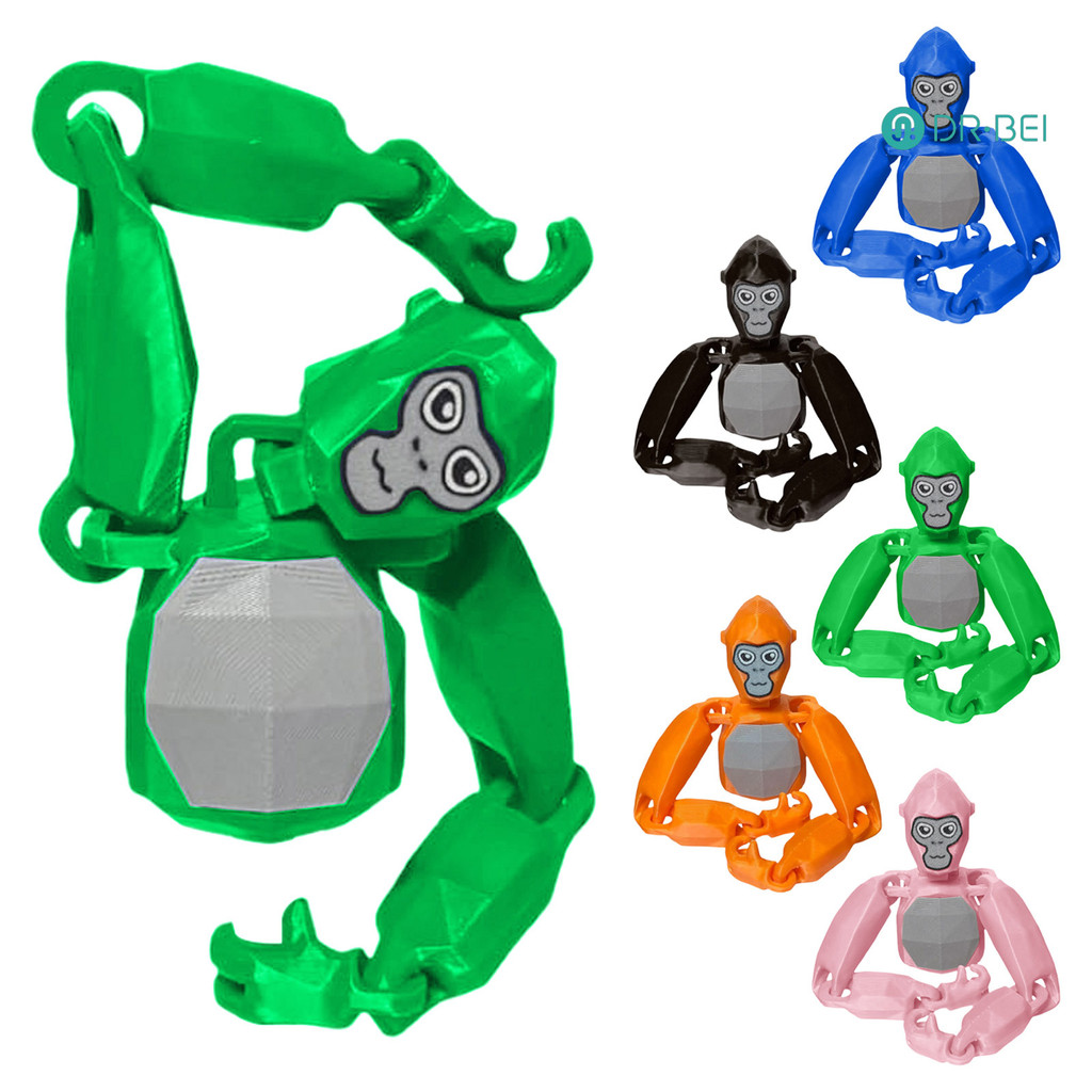 Dr.bei Gorilla Tag ยืดหยุ่นของเล่นเด็ก Gorilla Figurine แขนยืดหยุ่นโต๊ะ ...
