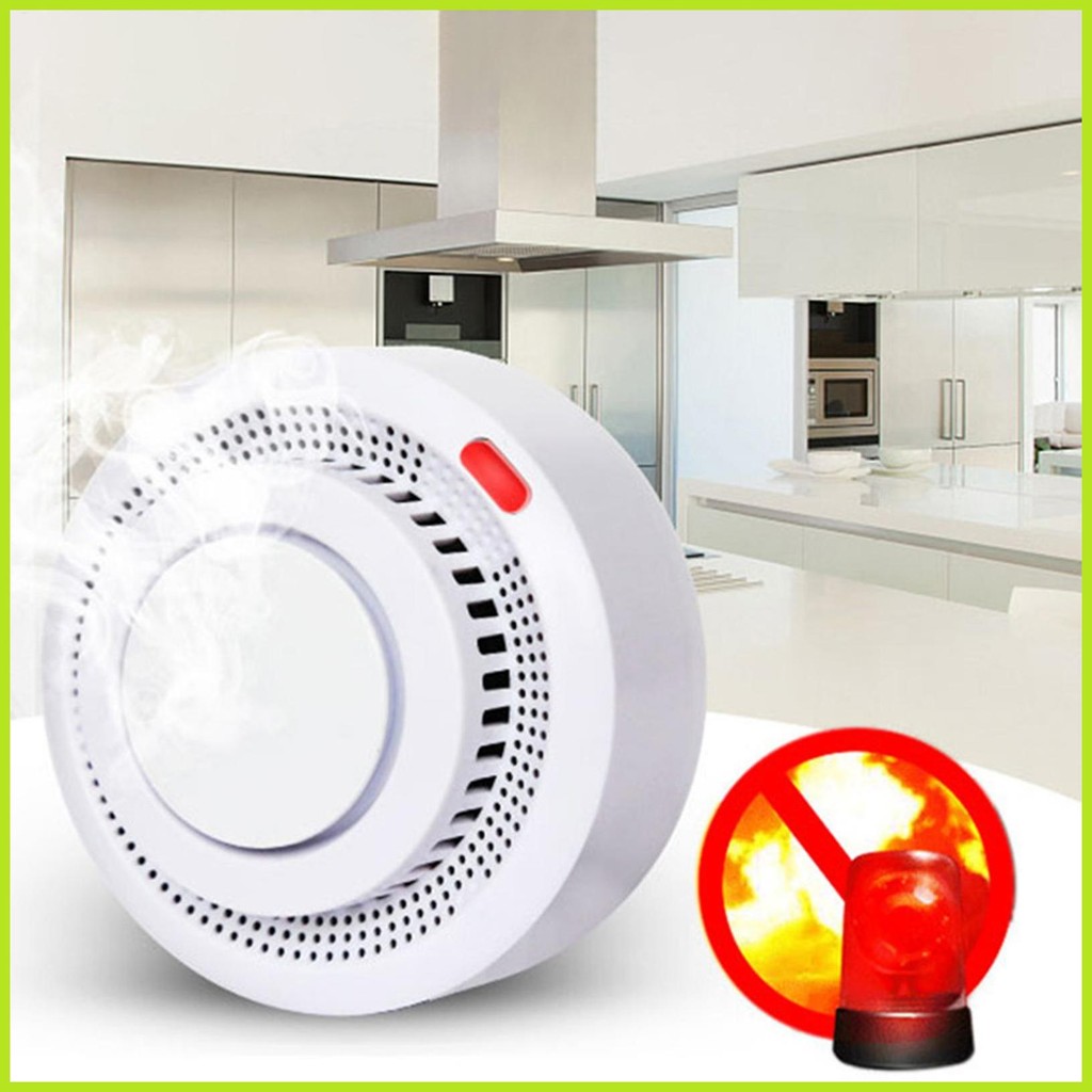 Smart Fire Alarm Battery-Powered WiFi Smart Fire Detector Smart Fire ...